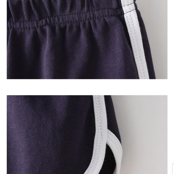 mycountrybeauty | Shorts | New Black And White Ringer Shorts | Poshmark